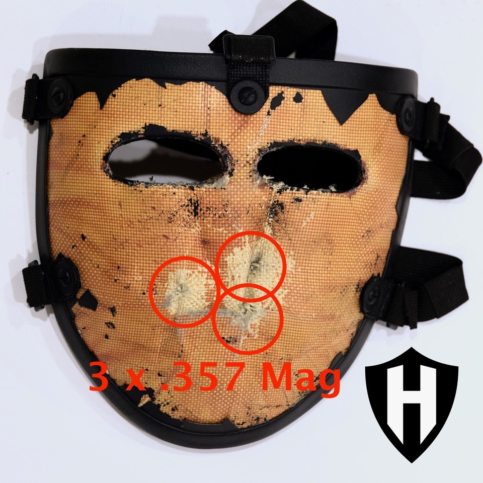 Level IIIA 3A Ballistic Mask, made with Kevlar - .357 test - video ...