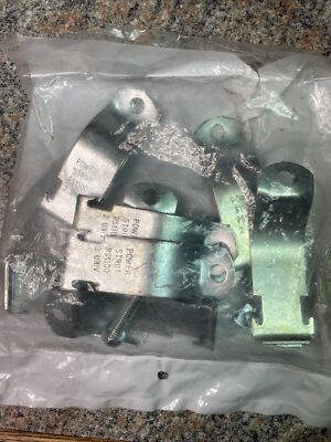 5 NEW POWER-STRUT PIPE CLAMPS 2" EMT, IMT & GRC ELECTRO GALVANIZED ...