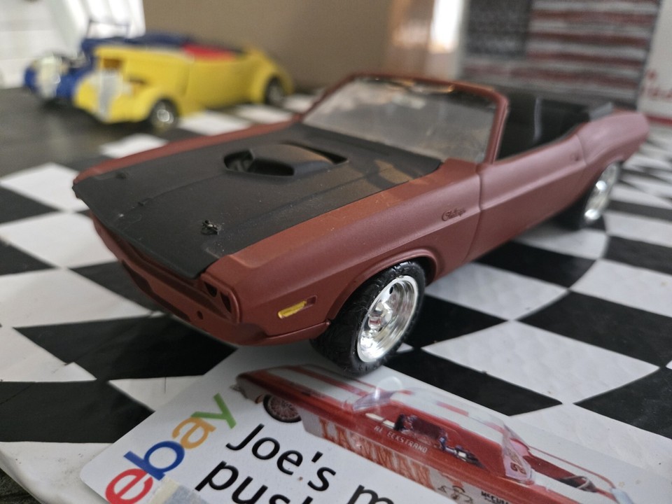 BUILT MODEL CAR AMT DODGE CHALLENGER OLDER BUILT PIECE NEEDS PARTS | eBay