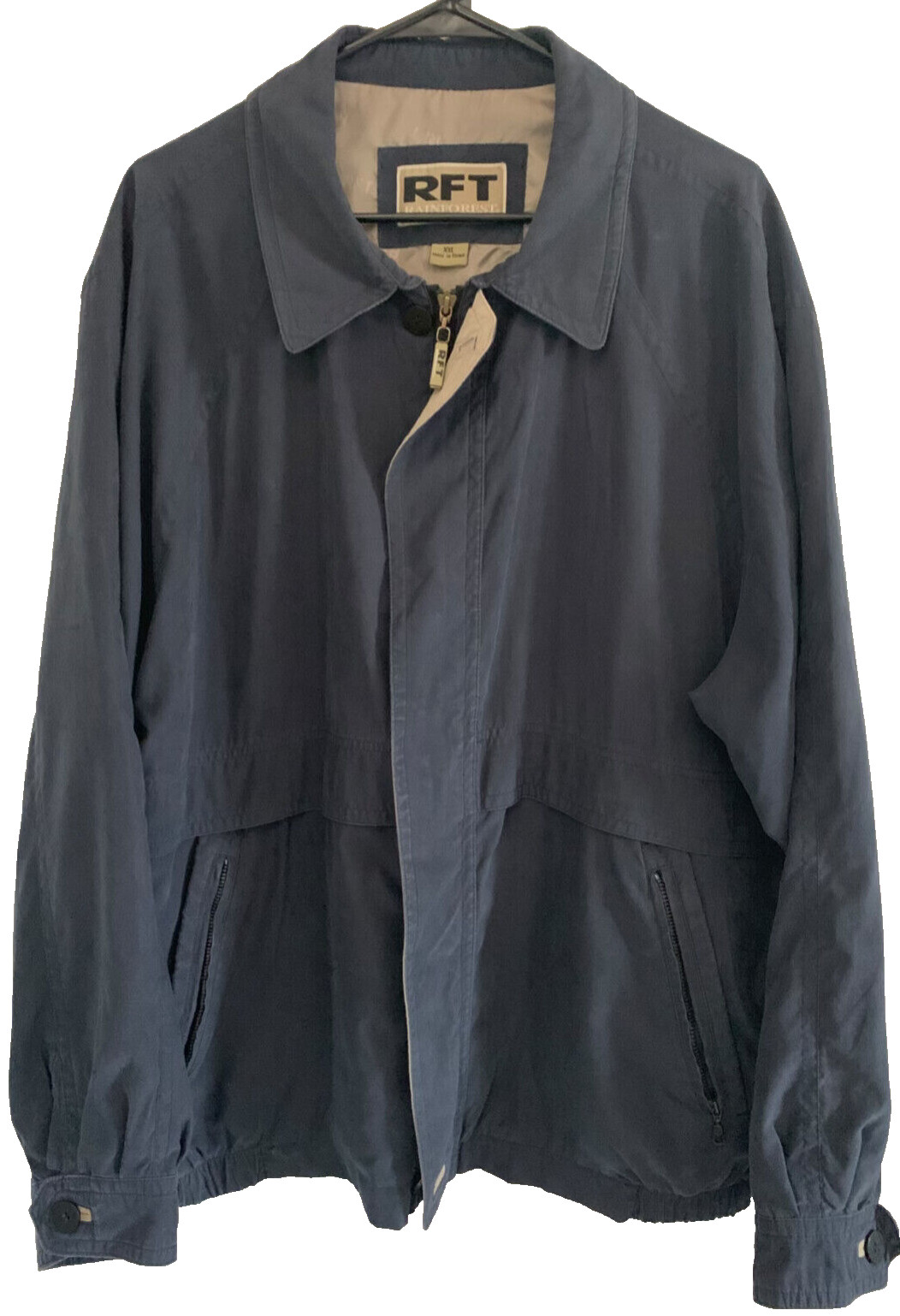 RFT Rainforest Jacket Men's XXL Blue Microsuede 85% … - Gem
