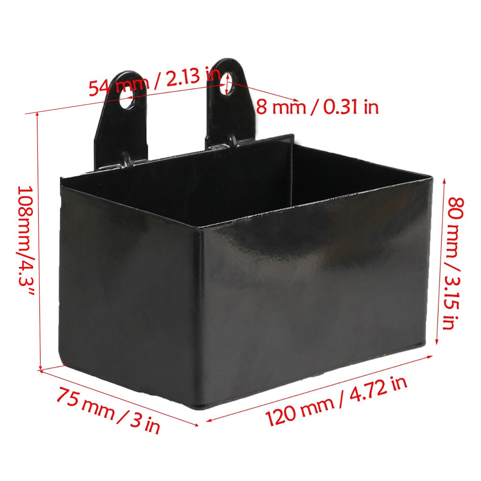 Battery Case Holder Box Fo YTX4L-BS Battery Pit Dirt Bike SSR Apollo ...