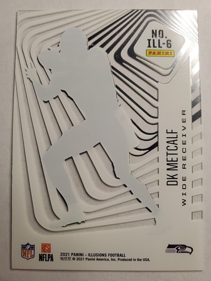 2021 Panini Illusions Illusionists Acetate Insert #ILL-6 DK Metcalf ...