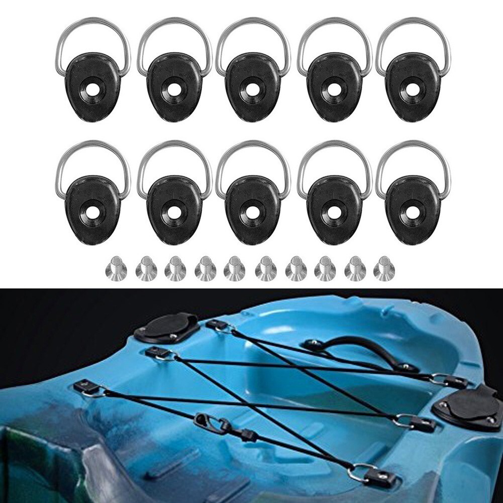 Premium Nylon D Ring Buckles for Kayak Paddle and Fishing Gear Set of ...