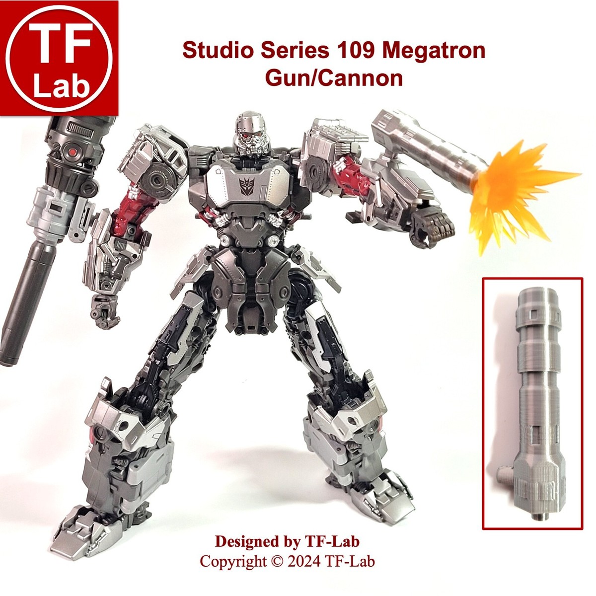 Ss 109 Megatron Upgrade Kit Transformers Studio Series SS109 Megatron ...