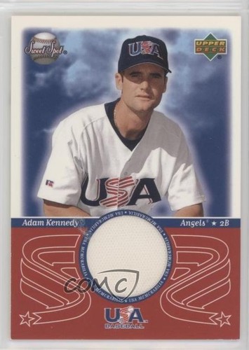 2002 Upper Deck Sweet Spot USA Memorabilia Adam Kennedy #USA-AK | eBay