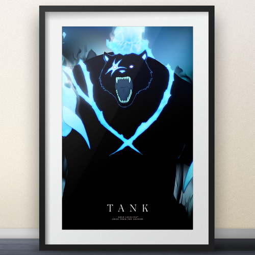 Solo Leveling Tank Promotional Art - 11x17" Poster - Anime merch | eBay UK