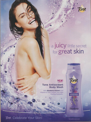 2009 Tone Body Wash - "A Juicy Little Secret For Great Skin" - Print Ad Photo | eBay