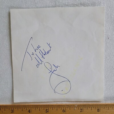 Fish Autograph Marrillion circa Mid-Late 80's | eBay