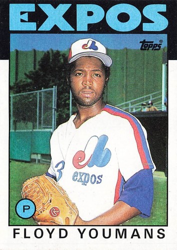 1986 Topps #732 Floyd Youmans Montreal Expos | eBay