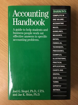 Barron's Accounting Handbook: A Guide to Help Students and Business ...