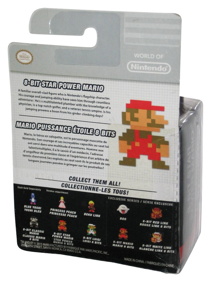 World of Nintendo Star Power Mario Classic 8-Bit (2015) Jakks Pacific ...