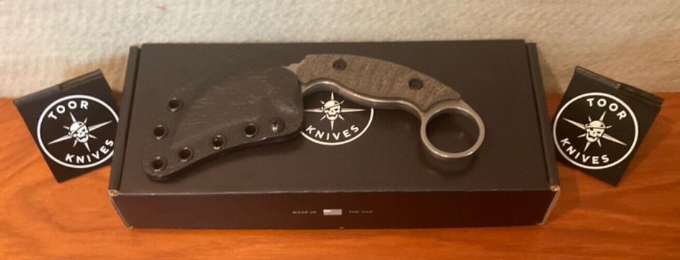TOOR KNIVES LIMITED EDITION KARSUMBA R BURLAP OPEN BOX | eBay