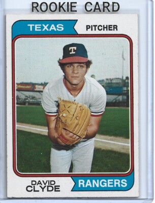 David Clyde-Texas Rangers-1974 Topps Baseball ROOKIE Card #133 | eBay