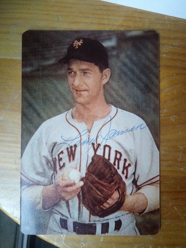 1951 LARRY JANSEN-NY GIANTS AUTOGRAPHED 4x6 PHOTO-(d.2009) | eBay