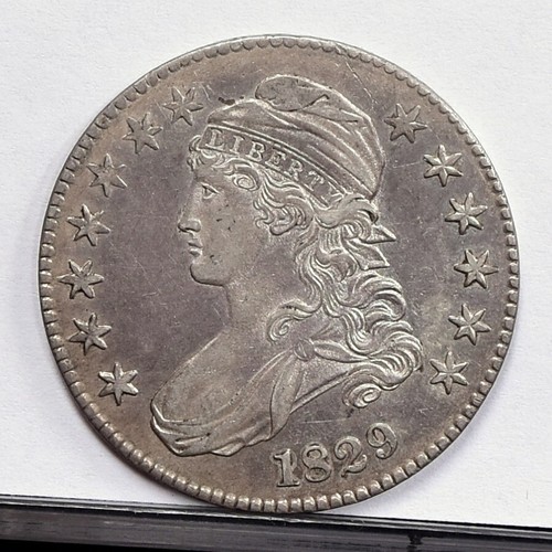 1829 Bust Half Dollar - Small Letters - AU Details, Cleaned (#53127-H ...