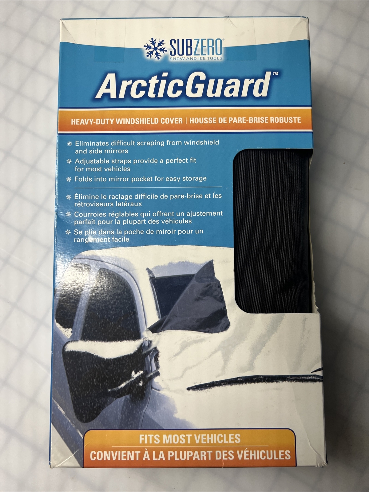 SubZero 17529 Heavy Duty Arctic Guard Snow & Ice Universal Windshield ...