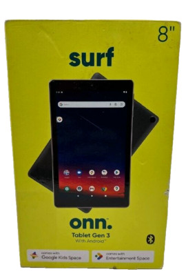 Surf Onn Gen 3 8" Android Tablet 32GB Quad Core Google Space Robust ...