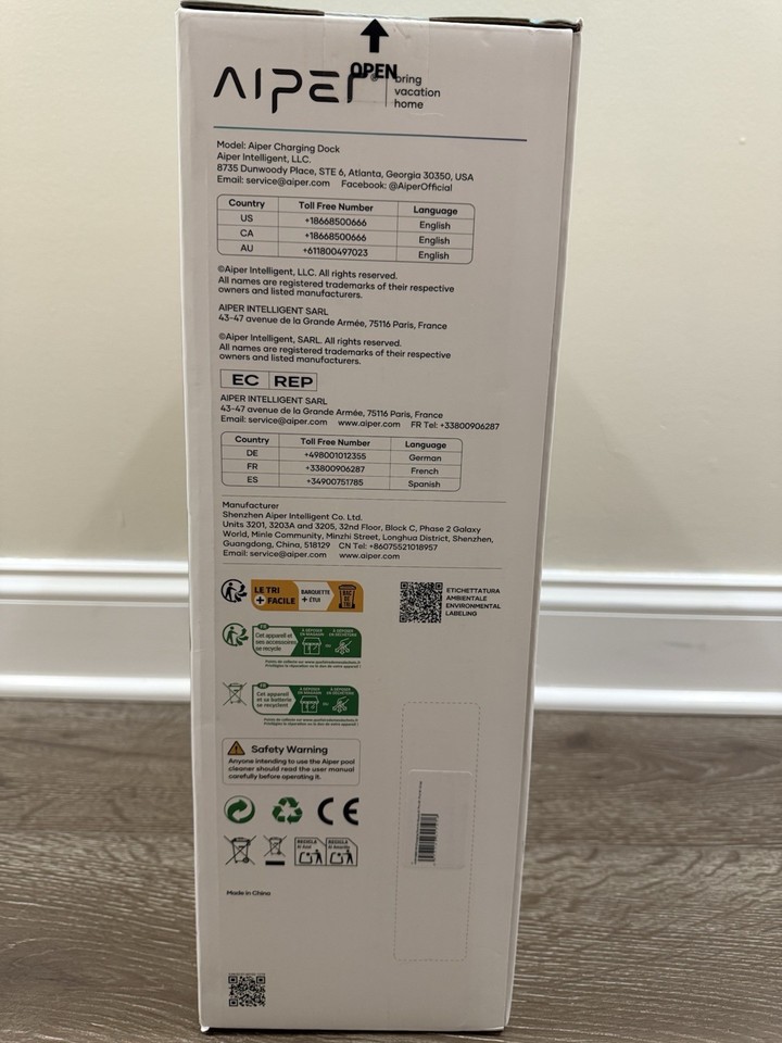 Aiper Charging Dock for Models Scuba N1 Pro, S1 Pro,N1 Ultra Pool ...