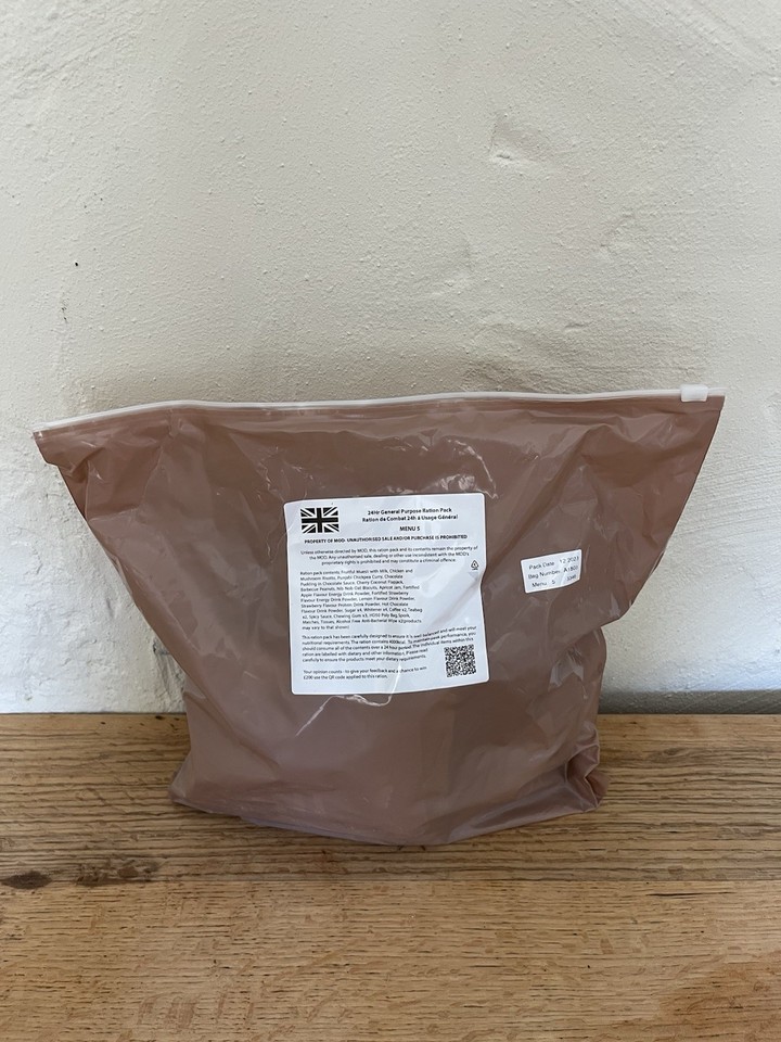 ORP, British Army Ration Full Case of 10. MRE, DOE, Fishing Camping ...