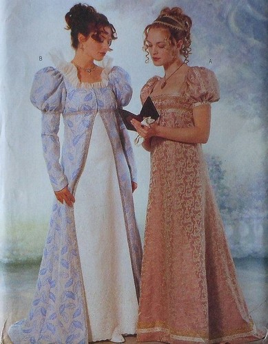 Butterick 6630 Regency Jane Austen Costume Coat Dress Pattern Sz 12 ...
