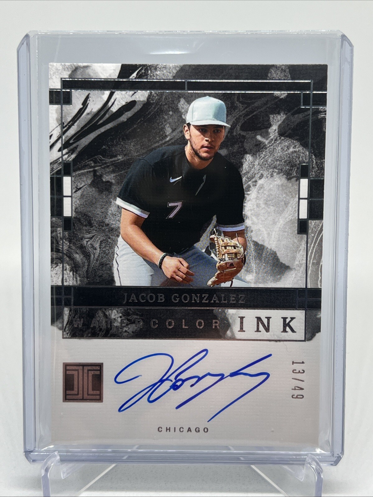 2024 Panini Impeccable - Watercolor Signatures Jacob Gonzalez #WCS-JG ...