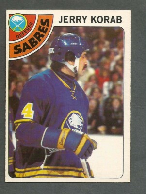 1978-79 O-Pee-Chee OPC Hockey Jerry Korab #231 Buffalo Sabres NM/MT **2 ...