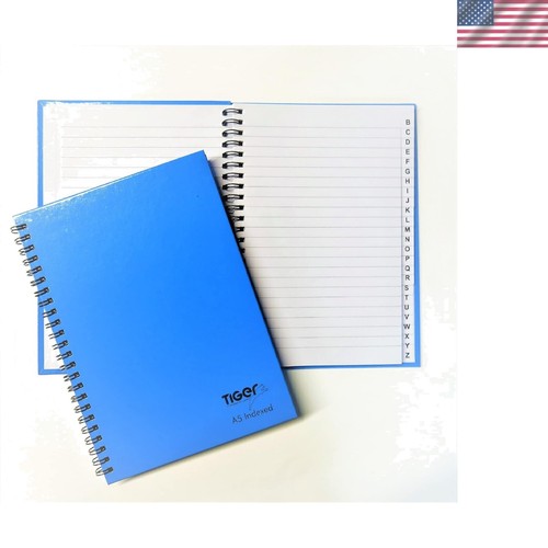 Lightweight A5 Notebook Featuring A-Z Alphabet Tabs - Smooth Writing ...