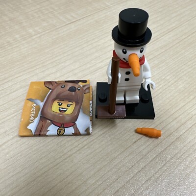 Series 23 Lego Snowman Minifigure, Holiday-443 | eBay