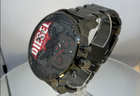 💥⌚💥 NEW Diesel MR. DADDY 2.0 Grey Black Red Stainless Steel Watch ...