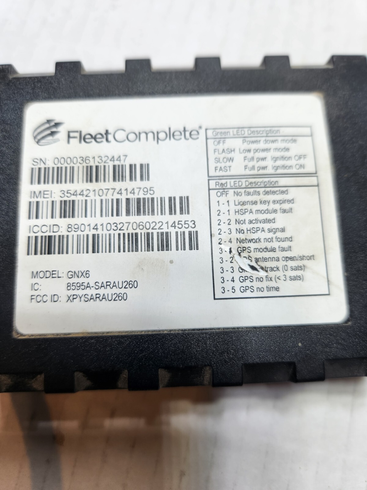 GenX Telematics Fleet Complete GPS tracker GNX6 w/Data Port Harness | eBay