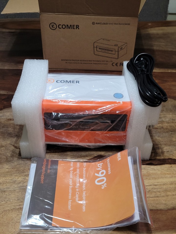 KComer 688365 Shipping Label Printer High-Speed 4x6 Direct Thermal ...