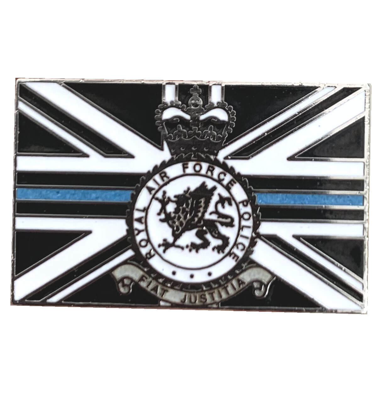 RAF Police (RAFP) crest thin blue line 25mm pin badge | eBay UK