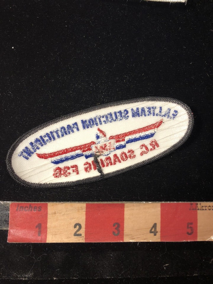 AMA ACADEMY OF MODEL AERONAUTICS R. C. SOARING F3B Airplane Patch 90RH ...