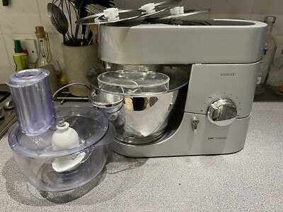 Kenwood Chef Titanium KM010 Food Mixer Processor, with Accessories ...