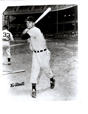 VIC WERTZ 8X10 PHOTO DETROIT TIGERS BASEBALL MLB BASEBALL USA | eBay