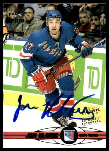 2001-02 Pacific Autographs Jan Hlavac Auto New York Rangers #262 | eBay
