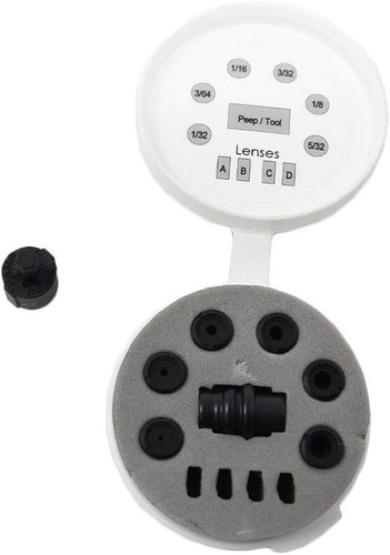 Insight Peep Kits: 4 Clarifying Lens Set/6 Aperture Set/Standard White ...