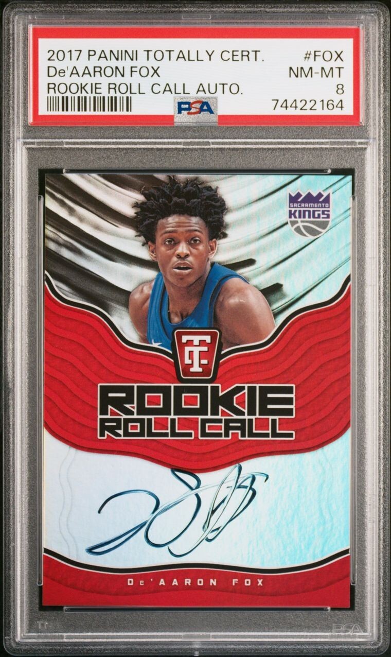 2017-18 Panini Totally Certified - Rookie Roll Call Red #RRC-FOX De ...