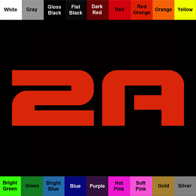 2A Sticker - 2nd Amendment Decal 2 Pack | eBay