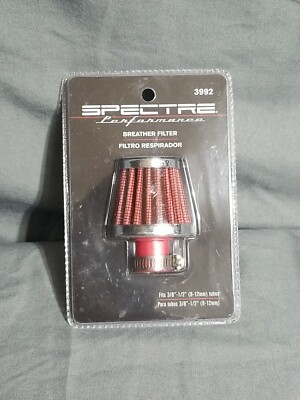 Spectre Performance 3992 Breather Air Filters 3/8-1/2 (8-12mm) Tubes ...