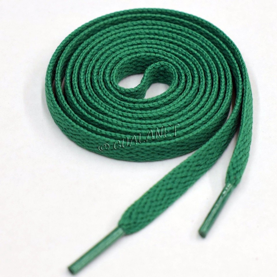 FLAT NEON Colored Shoelaces Sport Shoe Strings Athletic Sneakers Boot ...