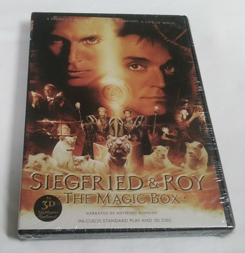 Siegfried and Roy The Magic Box DVD 3D w/glasses Narrated By Anthony ...