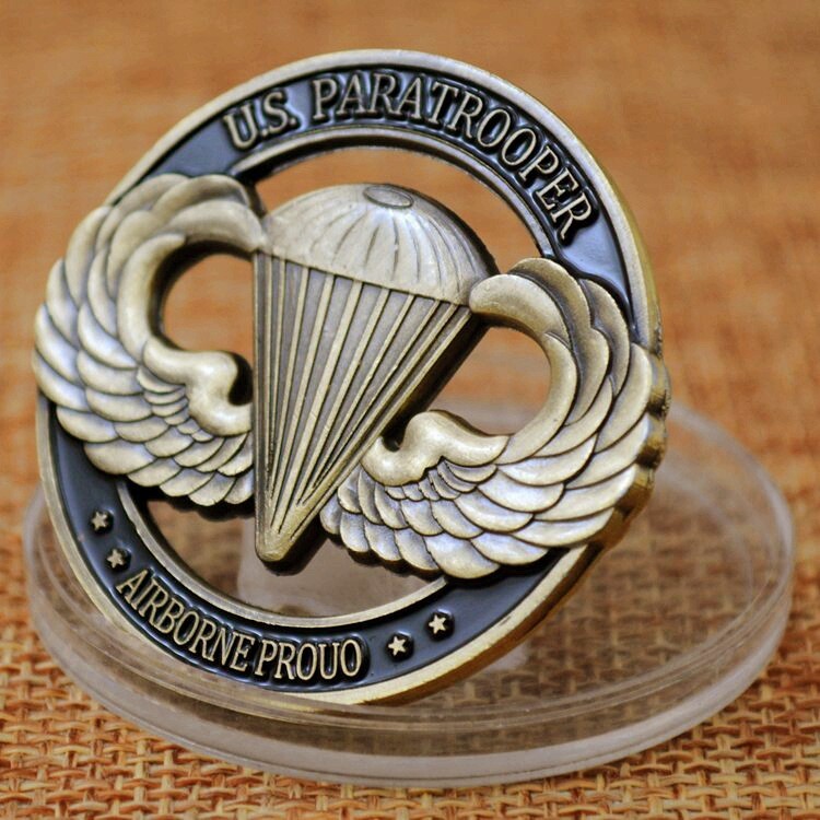 10PCS US Military Always Earned Never Given U.S Paratrooper Challenge ...