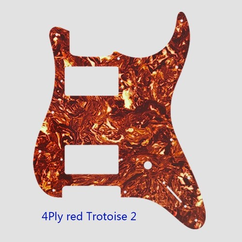 For US Fender Jim Root Strat HH PAF Humbucker Guitar Pickguard Red ...