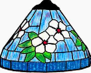 HL Worden SC7 Stained Glass Tiffany Lamp Form Mold, Patterns For SC-7 ...