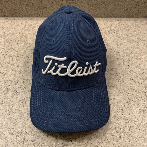 Titleist Hat Cap M / L Fitted Blue White Embroidered Golf Golfing | eBay