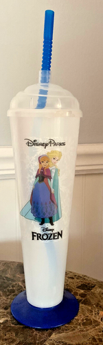 FROZEN OLAF QUEEN ELSA PRINCESS ANNA DISNEY PARKS SOUVENIR CUP WITH ...