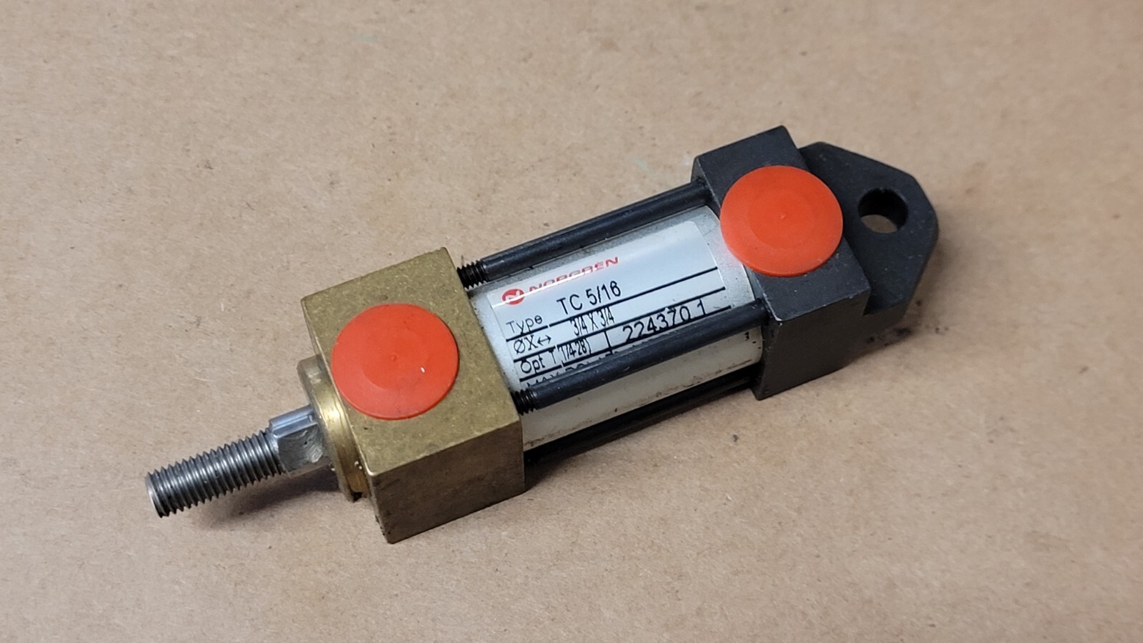 New Norgren TC 5/16 Pneumatic Cylinder 3/4" Bore 3/4" Stroke G5-RW | eBay