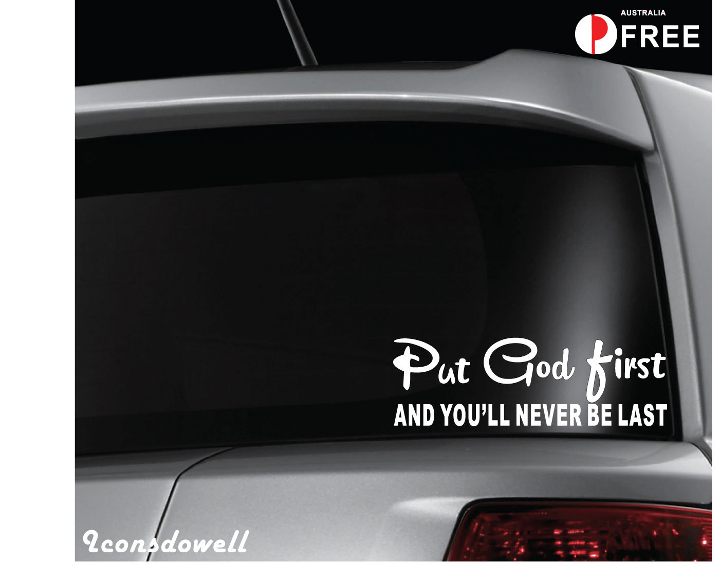Put God First Stickers Christian Religious Car Truck Boat Decals Best ...