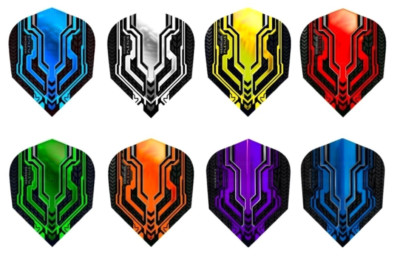 8 New Sets Harrows Plexus 100 Micron Standard Dart Flights – Assorted ...